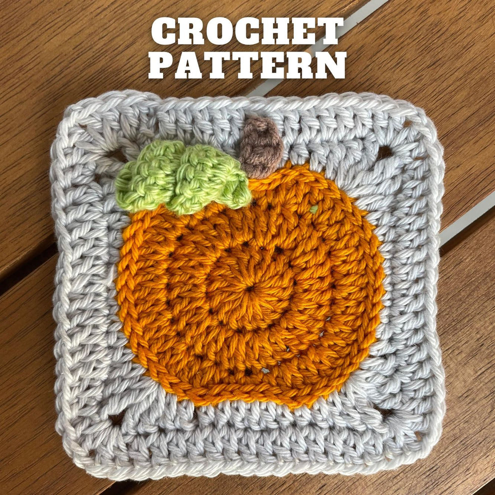 Crochet Granny square pumpkin pattern – CrochetClubStore