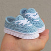 Vans-Inspired Color Baby Sneakers: Crochet Pattern in 4 Sizes ...